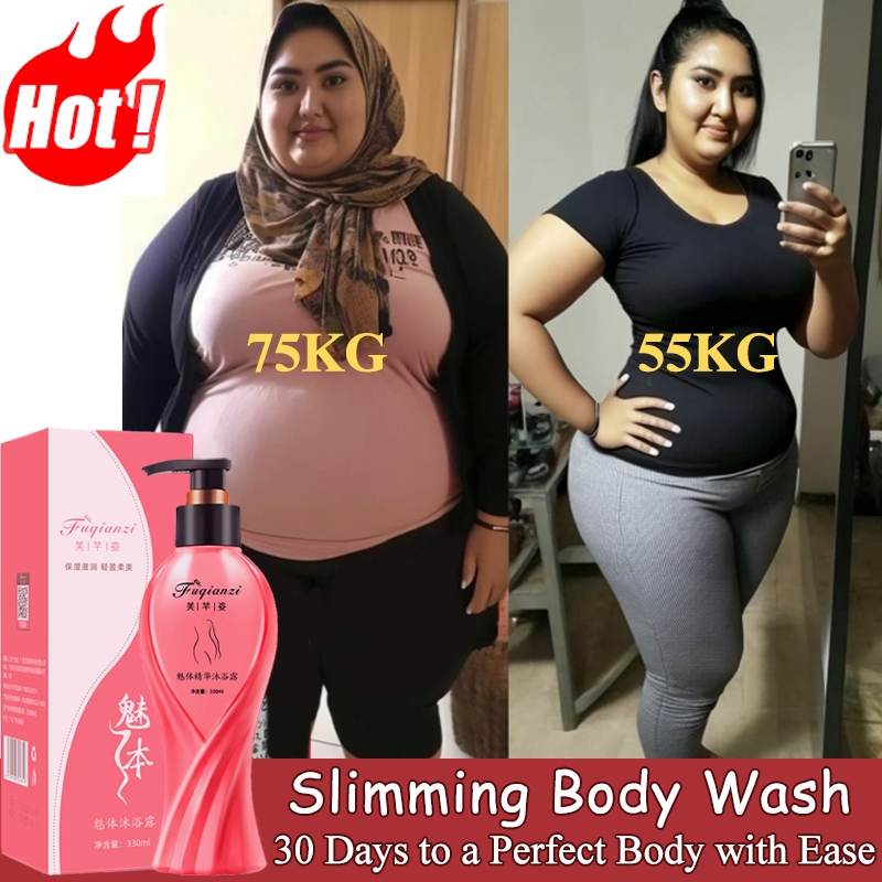 Body soap Slimming body wash Loss weight shower gel 330ml Thigh Arm ...