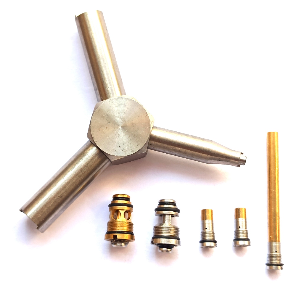 Gas Charging adapter Outlet Release Valve Inlet Valve For Gbb Mag Toys ...