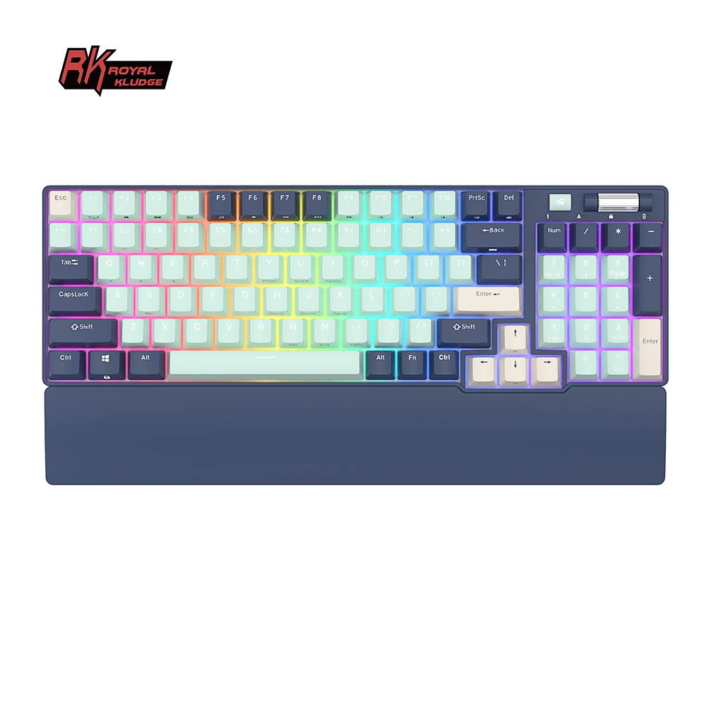 Royal Kludge RK96 Wireless Bluetooth Three mode RGB Hotswap 96Key ...