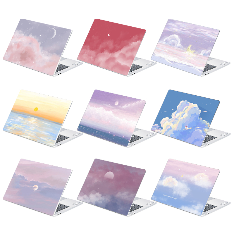 1PC Laptop cover sticker Oil painting landscape design Laptop office ...