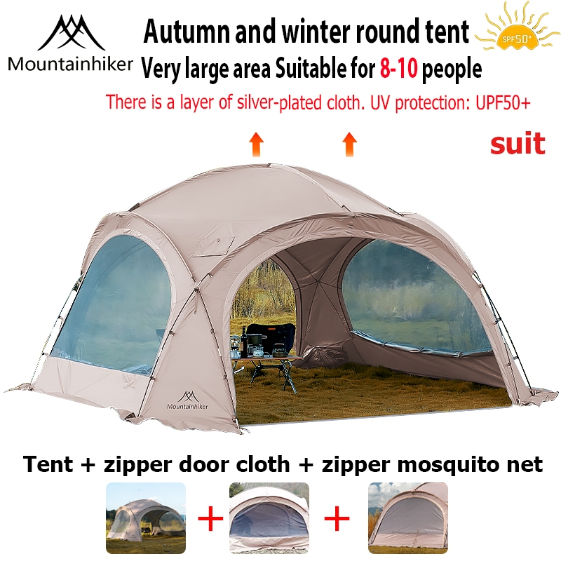 MOUNTAINHIKER outdoor camping dome tent windproof cover dome canopy ...