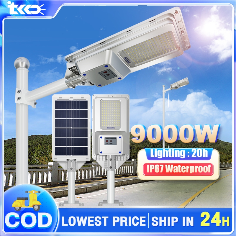 【Free warranty】 Solar Street Light 9000W Solar Light outdoor lighting ...