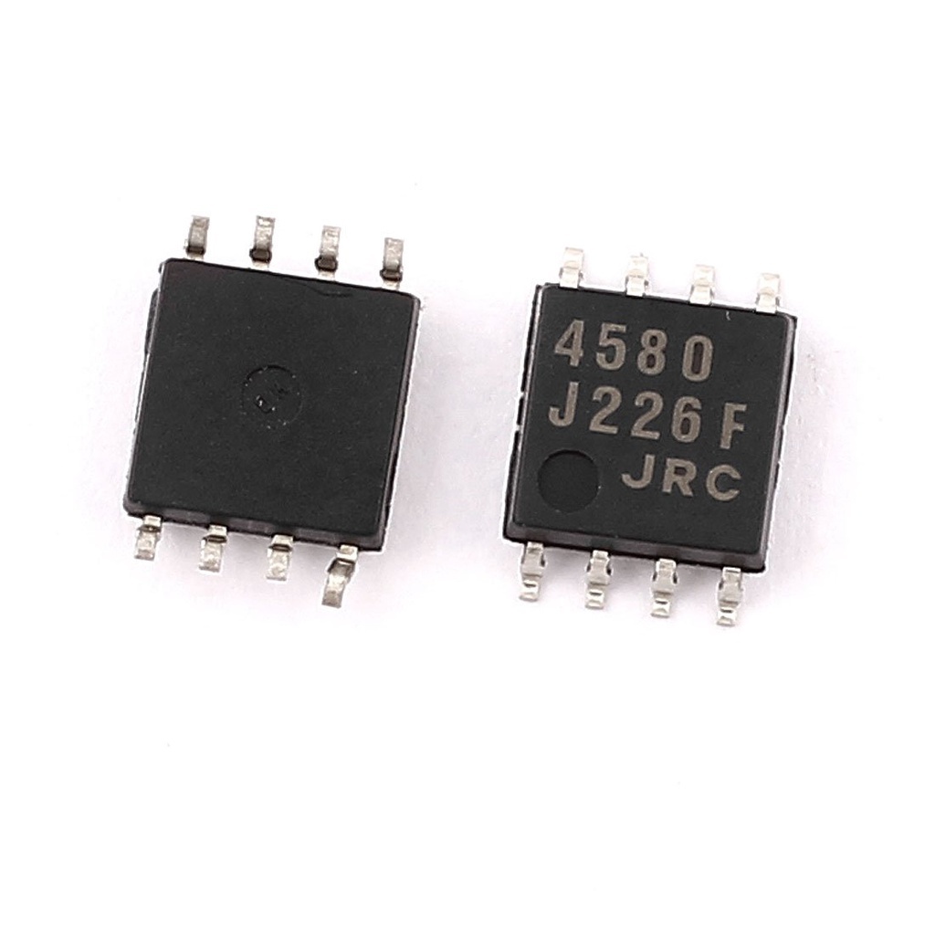 1pcs 4580 JRC NJM4580M JRC4580 DMP8 dual op amp operational amplifier SOP SMD | Shopee Malaysia