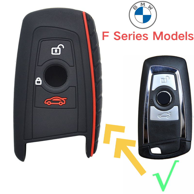 BMW Silicone Key Cover Case Fob 1 2 3 5 7 Series F10 F20 F30 335 328 ...