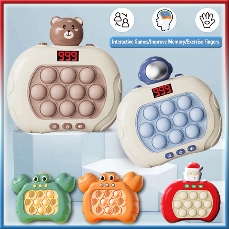 Electronic Pop It Quick Push Game [LED SCREEN] Electronic 999 Level ...