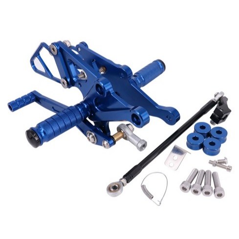 JFG Racing Adjustable Rear FootRest Pedals For FZ-07 MT-07 2013-2017 ...