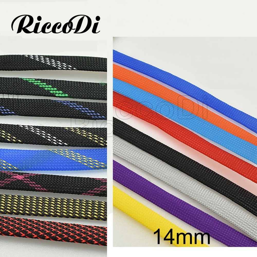 5M Nylon Or Nylon Cotton14MM Tight Braided PET Expandable Sleeving ...