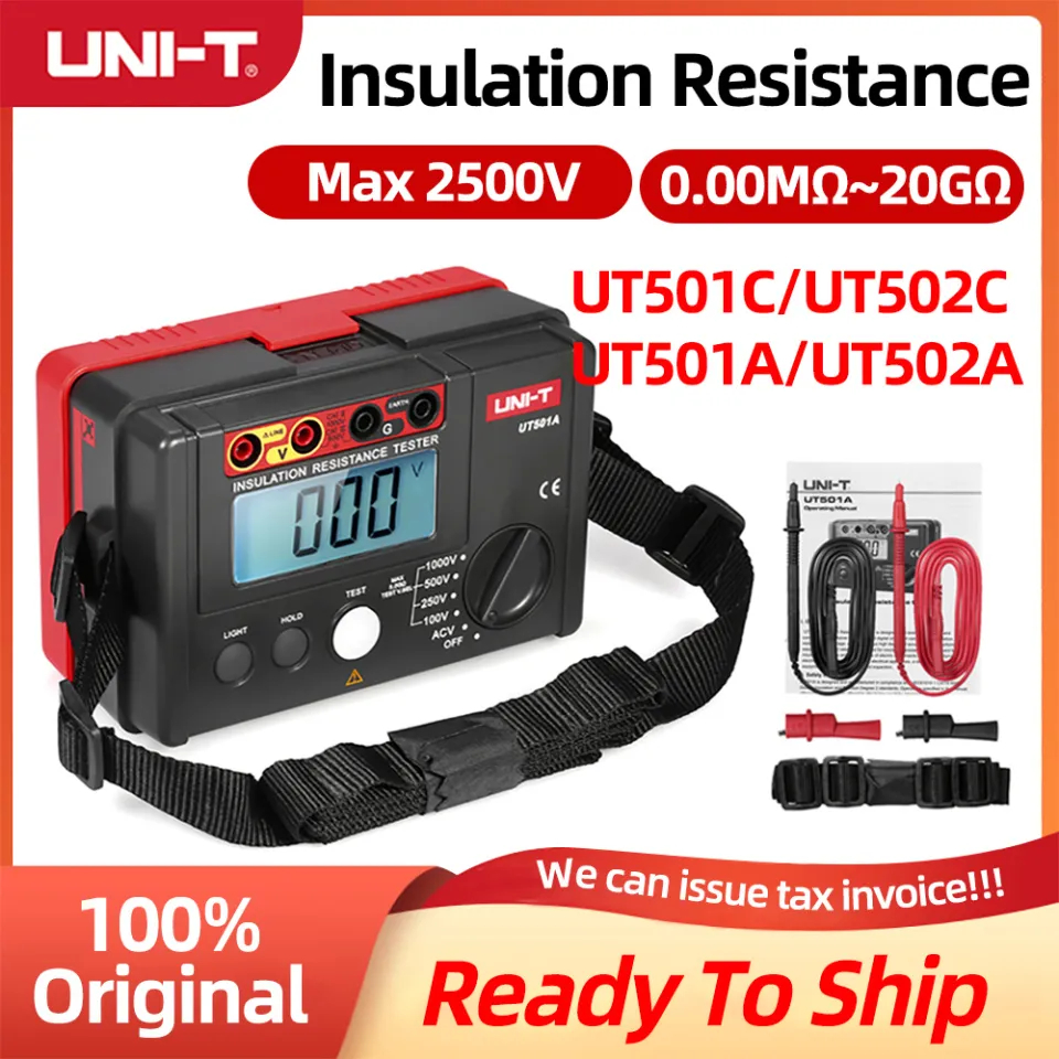【One year warranty】UNI-T UT501A UT501C UT502A UT502C Digital Insulation ...