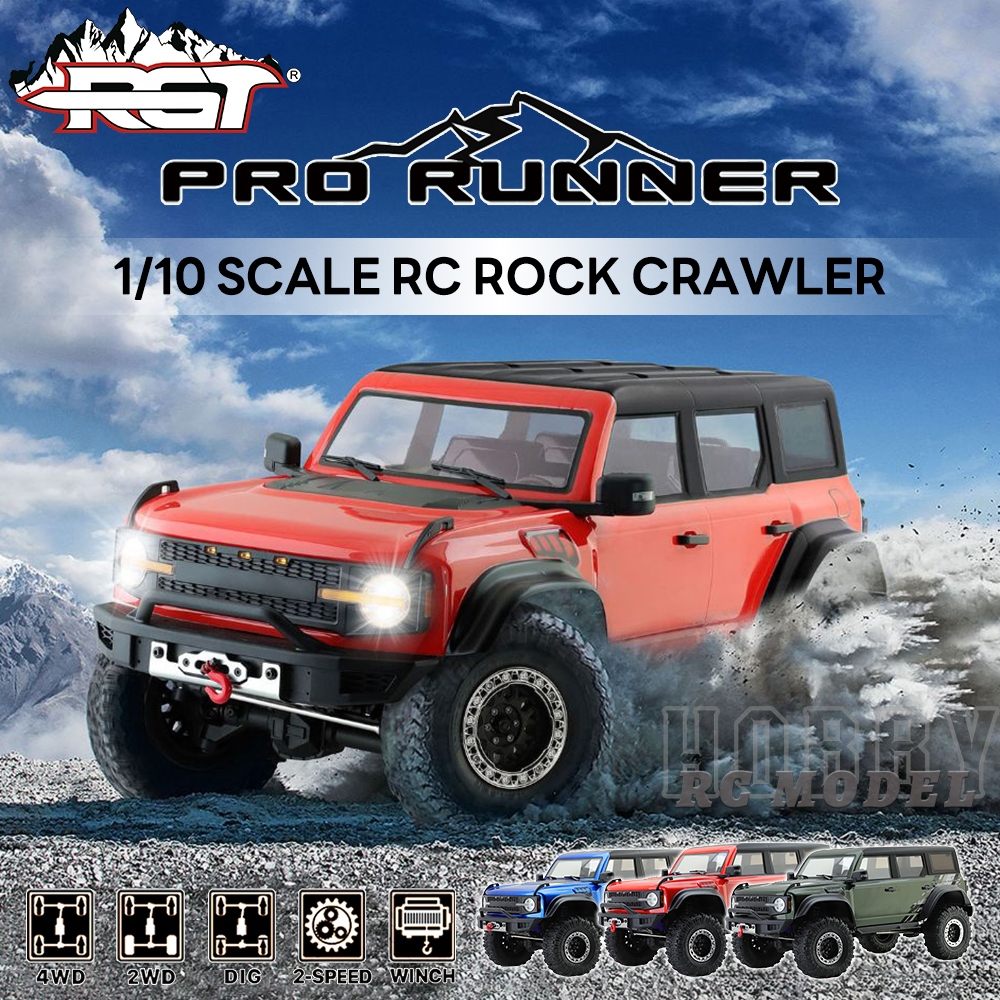 NEW RGT EX86130 PRO RUNNER 4X4 RTR 1/10 RC Simulated Electric Remote ...