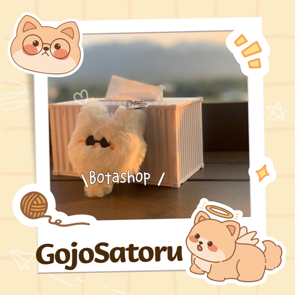 [Ready Stock] Jujutsu Kaisen Fan Peripheral Gojo cat Gojo Satoru ...