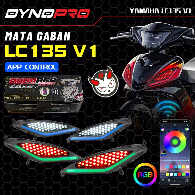 DYNOPRO LC135 V1 MATA GABAN SIGNAL LIGHT APP CONTROL RGB PILOT LAMP ORIGINAL LED LAMP PROJECT ...