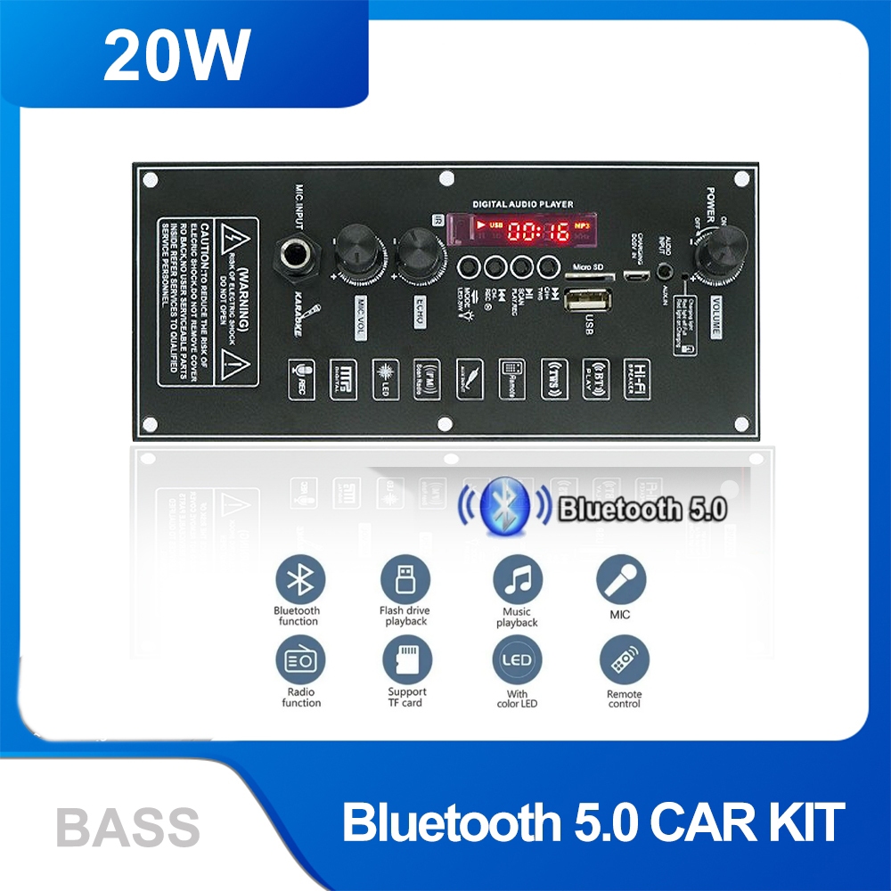 3.7V Amplifier Board Square Dance 20W Speaker Amplifier Support ...