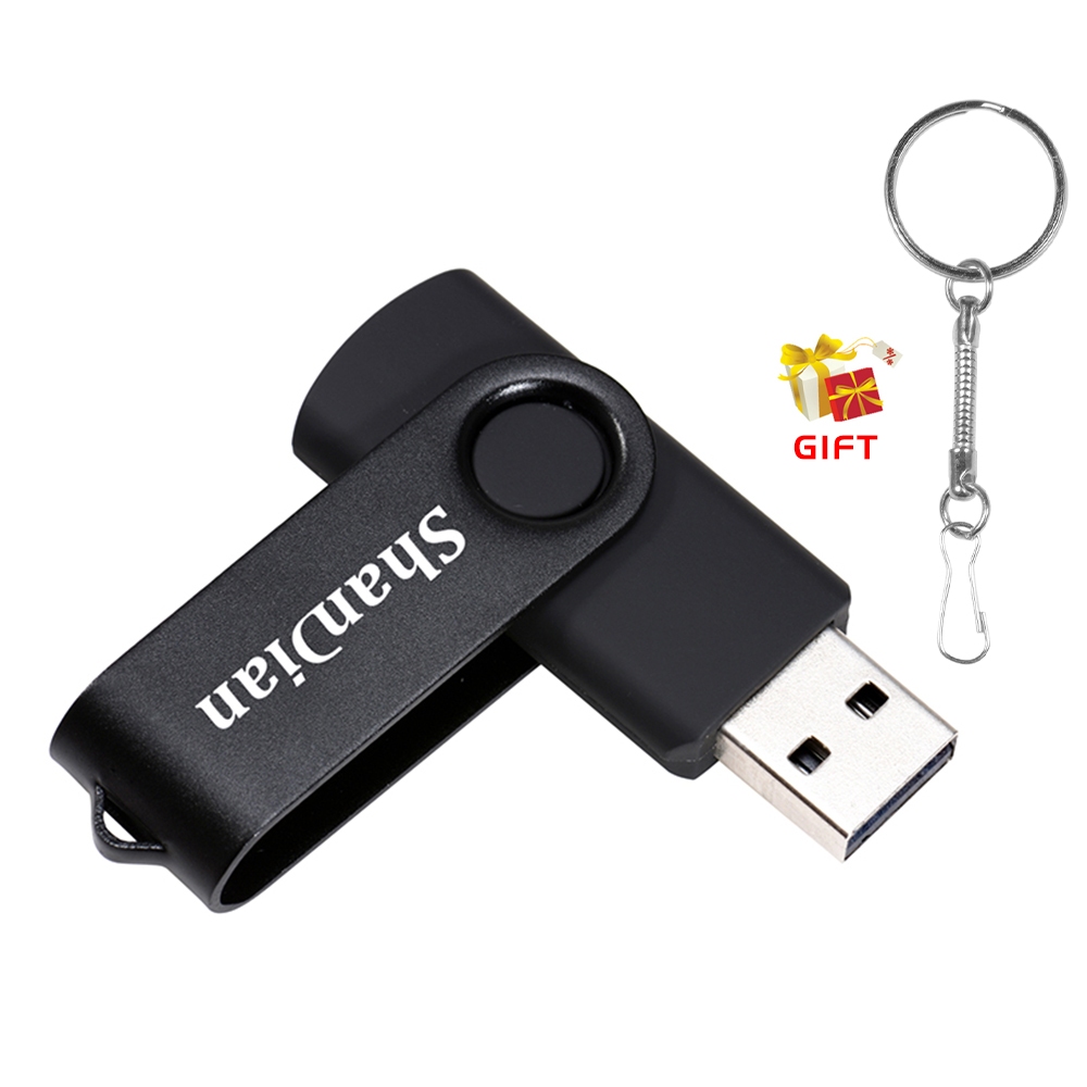 SHANDIAN Business Gift USB 2.0 Flash Drives Free Custom Logo Pen Drive ...