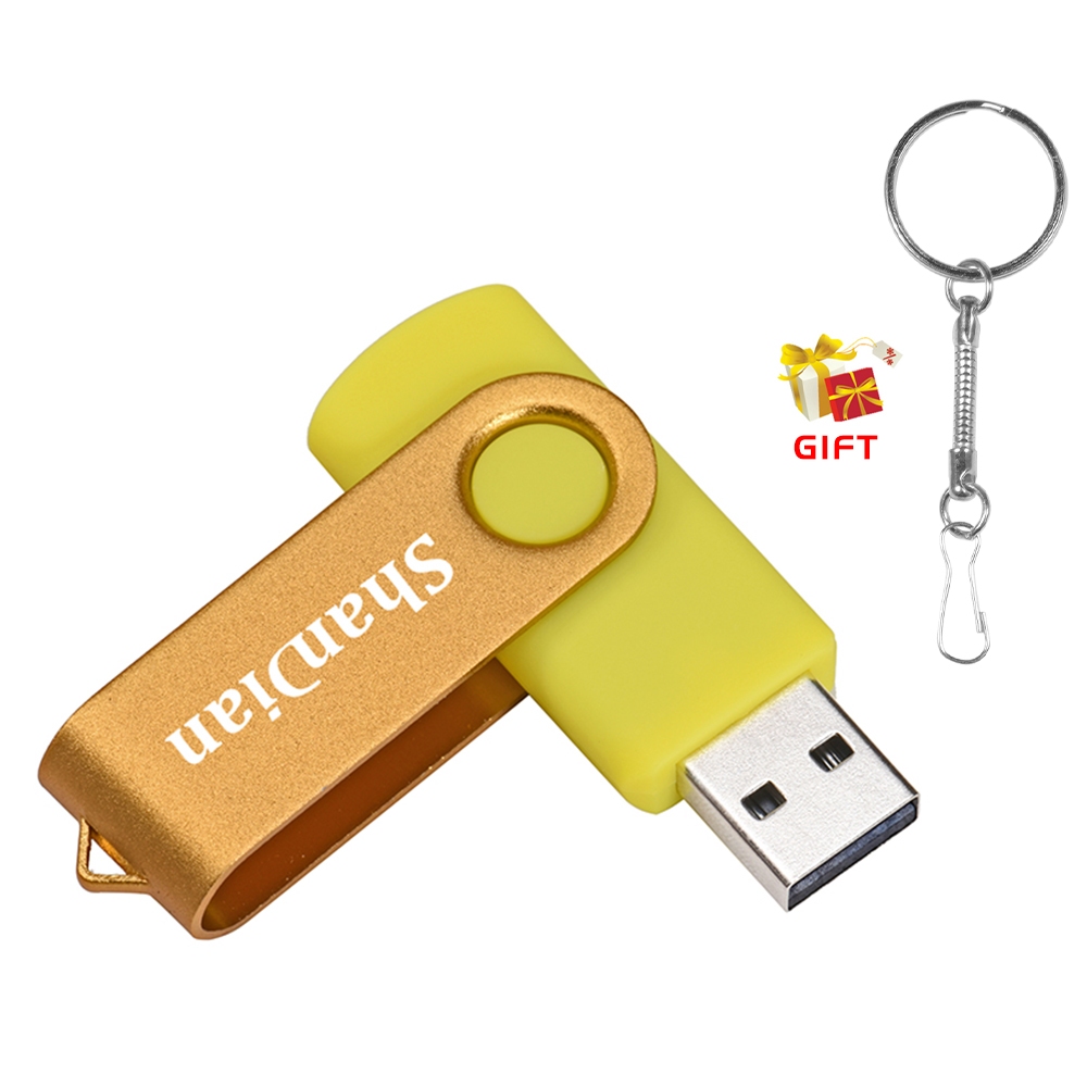 SHANDIAN Business Gift USB 2.0 Flash Drives Free Custom Logo Pen Drive ...