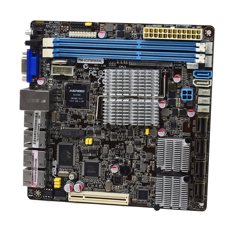 Asus P9A-I/C2550/SAS/4L Server Motherboard 1 x Socket C2550 Intel ...