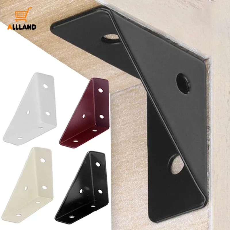 Angle Corner Brackets Steel Fixed Joint Board Plate Support Frame Right ...