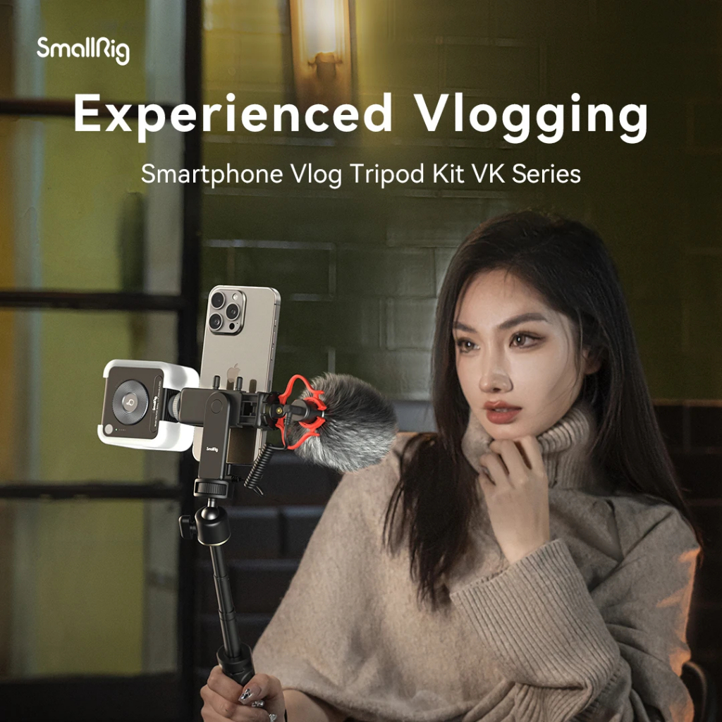 SmallRig Smartphone Vlog Tripod Kit Combines the Functions of Tripod ...