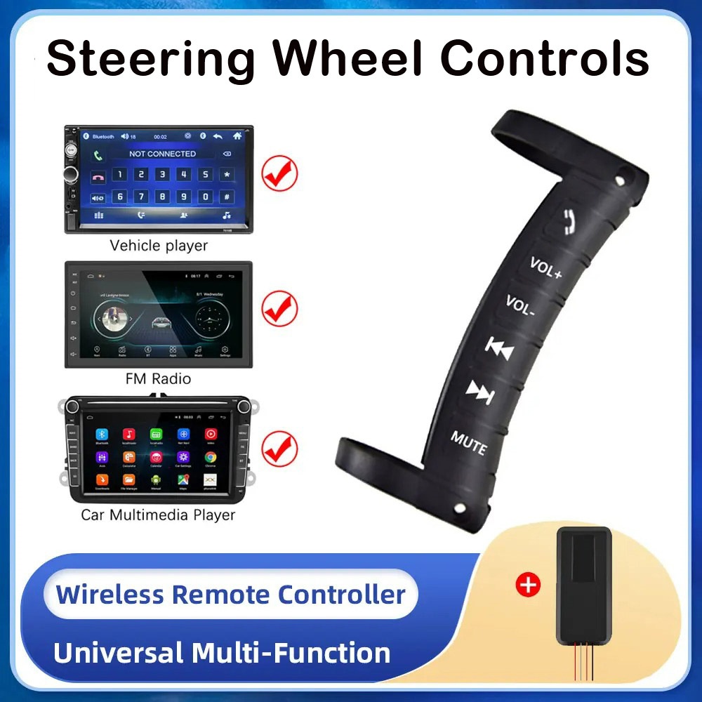Universal Multi-function Car Steering Wheel Remote Controls for Control ...