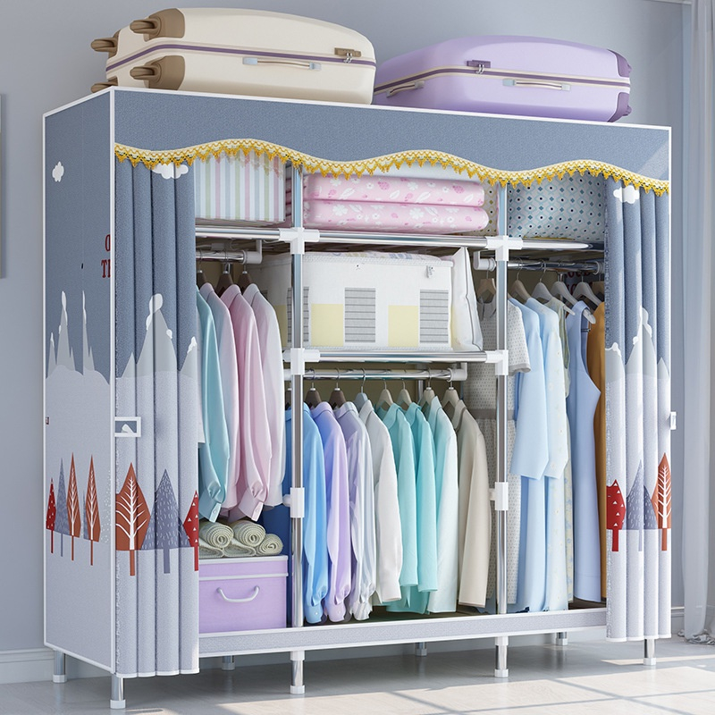 LiGO Clothes Wardrobes diameter 20mm cloth wardrobe Almari Baju Rak ...