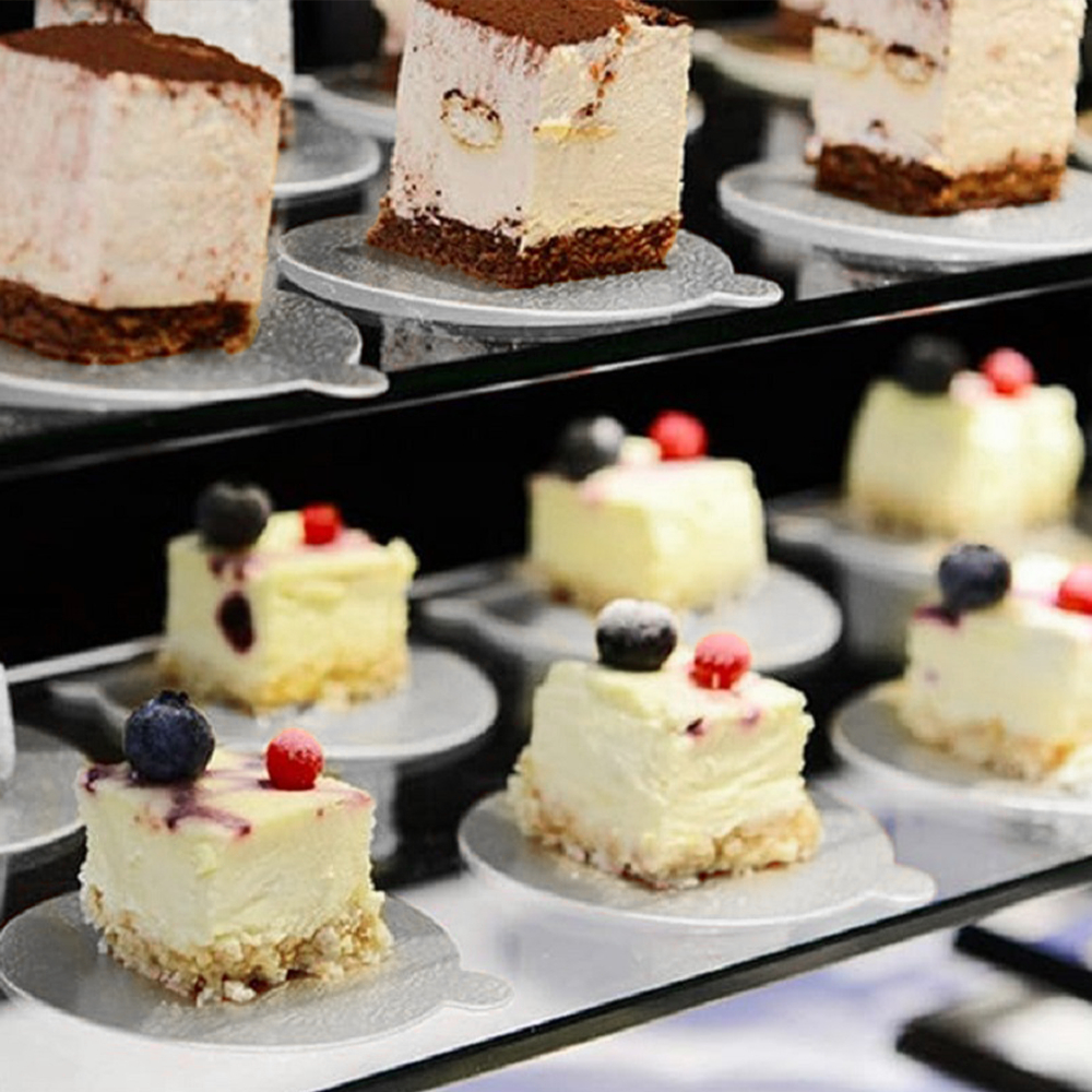 Pack of 12 Pcs Mini Cake Boards, Round Silver Mousse Cake Boards Mini ...