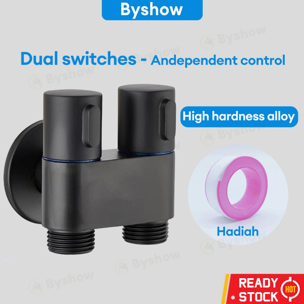 【Byshow】Malaysia In Stock two way water valve Dual Control Valve ...