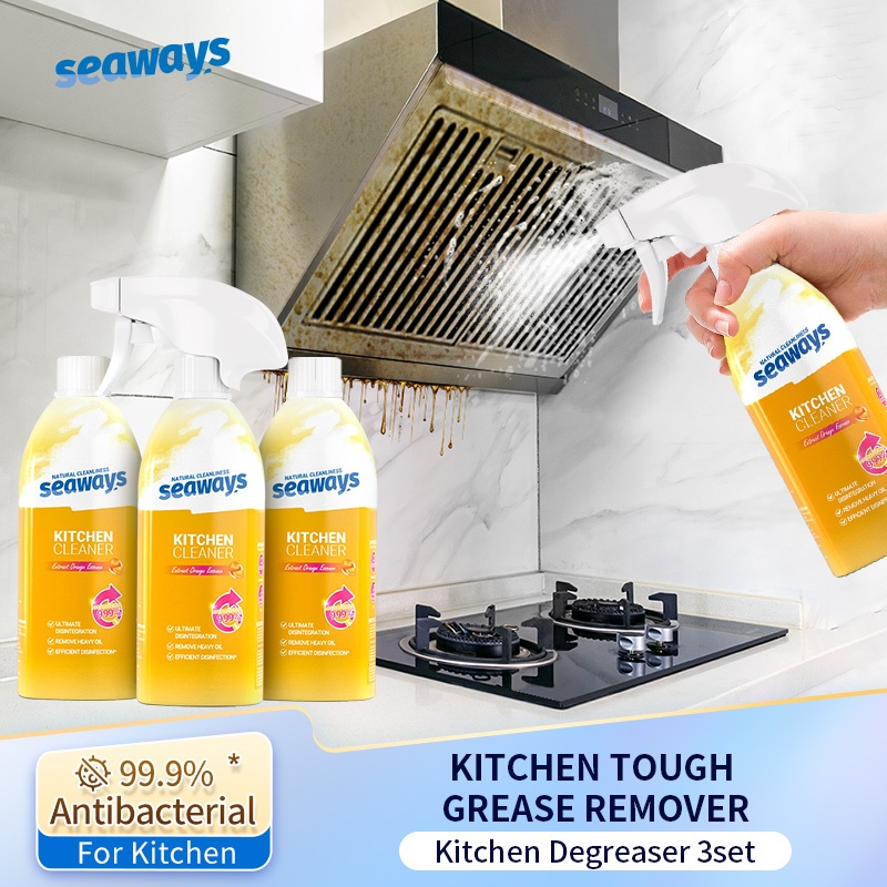 Seaways Anti-Grease Kitchen Cleaner (480g) | Shopee Malaysia