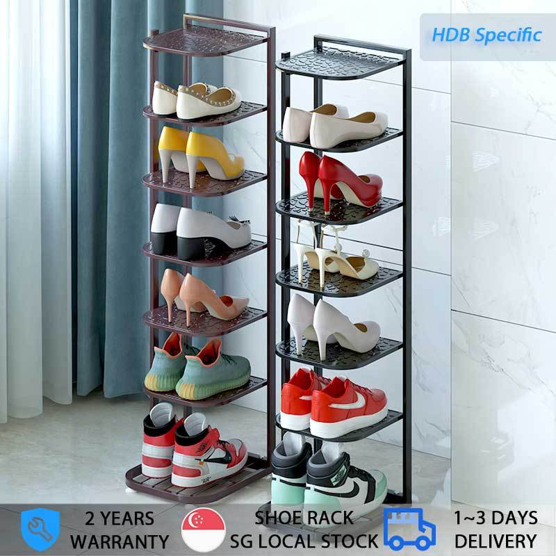 Hom Homi Tier Multi Modern Homi Minimalist Organiser Iron BTO HDB Shoe ...