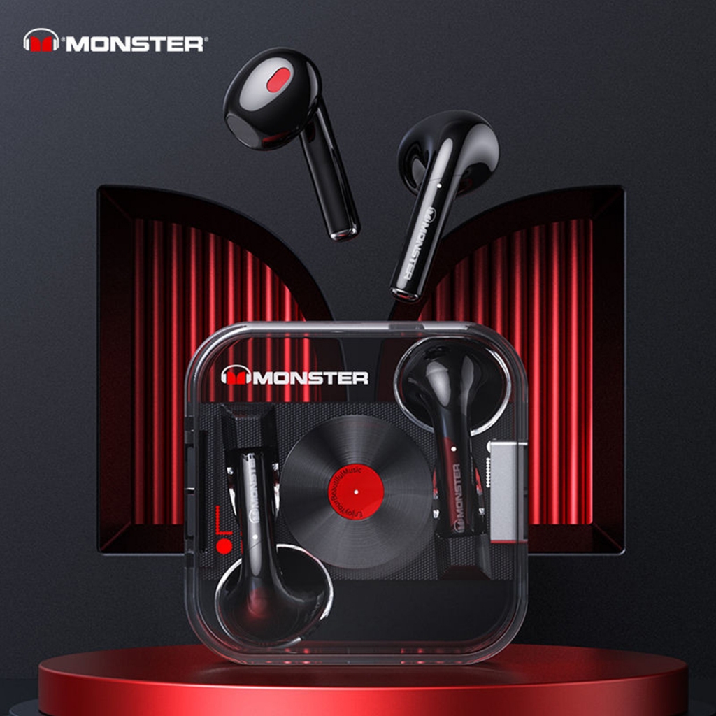 Monster XKT01 Wireless Bluetooth 5.2 Earphones HiFi Stereo Music TWS ...