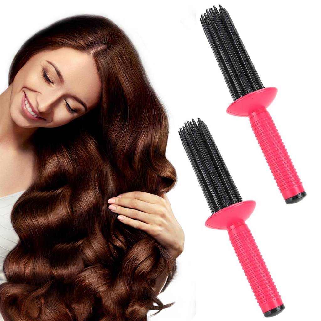 Curling comb for fluffy and curly hair, 17-teeth curling iron for ...
