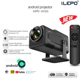 Android 11 390ANSI HY320 Projector 4K Native 1080P Dual Wifi6 BT5.0 ...