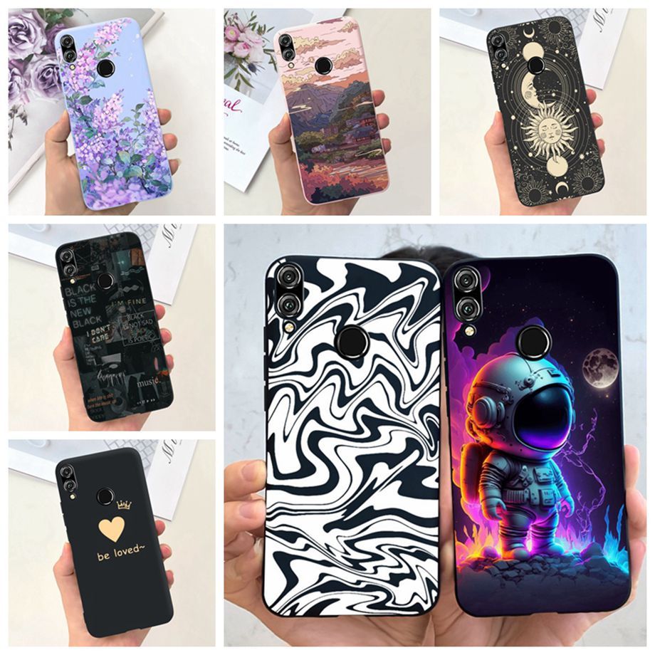 Honor 8C 8X JSN-L11 Case Matte Colorful design Soft Silicone NEW ...