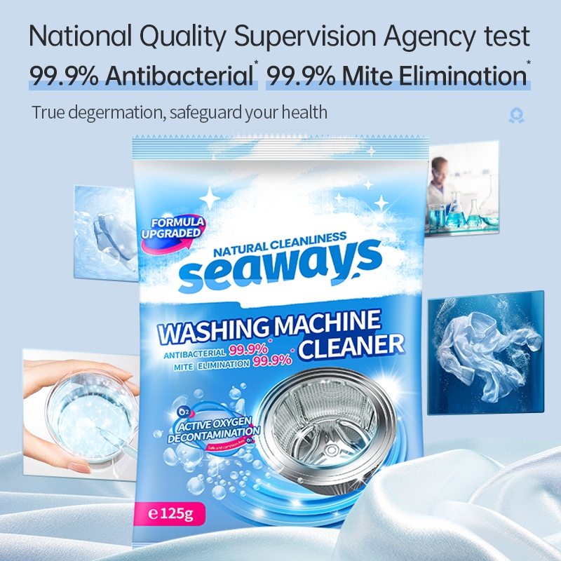 Seaways Antibacterial Washing Machine Cleaner (125g) | Shopee Malaysia