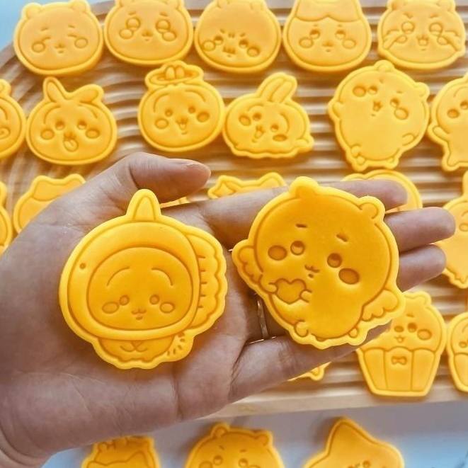 Chiikawa Cookie Mold Japanese Cartoon Biscuit Mold Cookie diy 3D Press ...