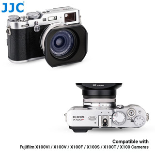 JJC Square Lens Hood for Fuji Fujifilm X100VI X100V X100F X100S X100T X100 X70 Camera Replace LH ...