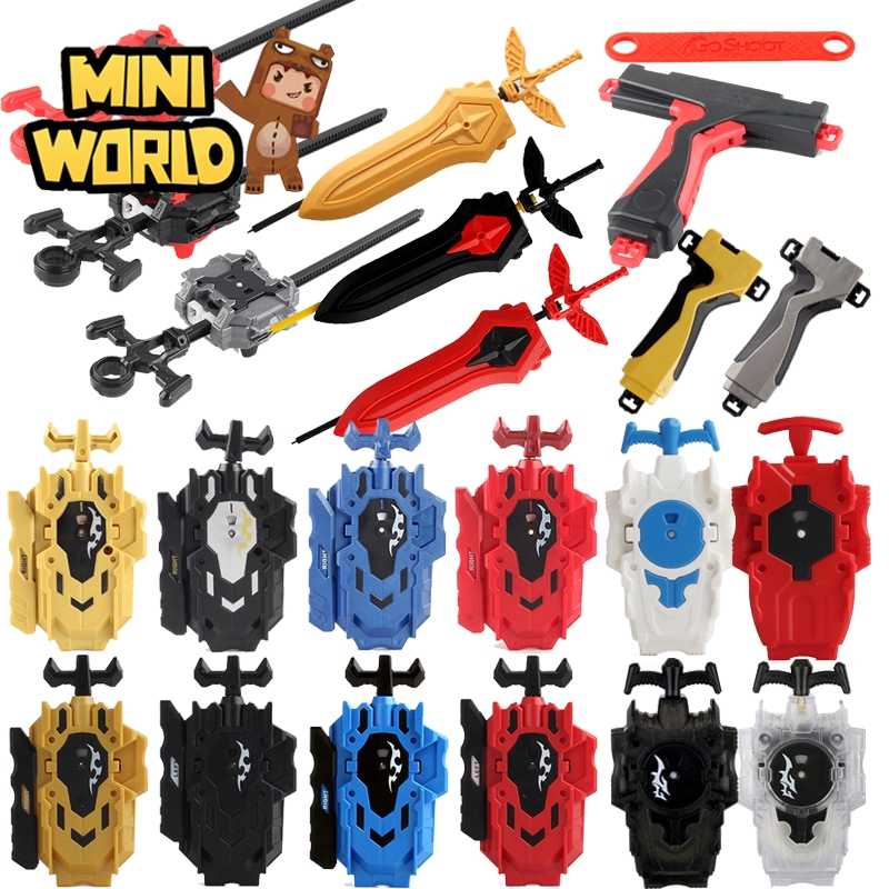 MINI WORLD Beyblade Burst Launcher Ripcord String Grip Bayblade Starter ...