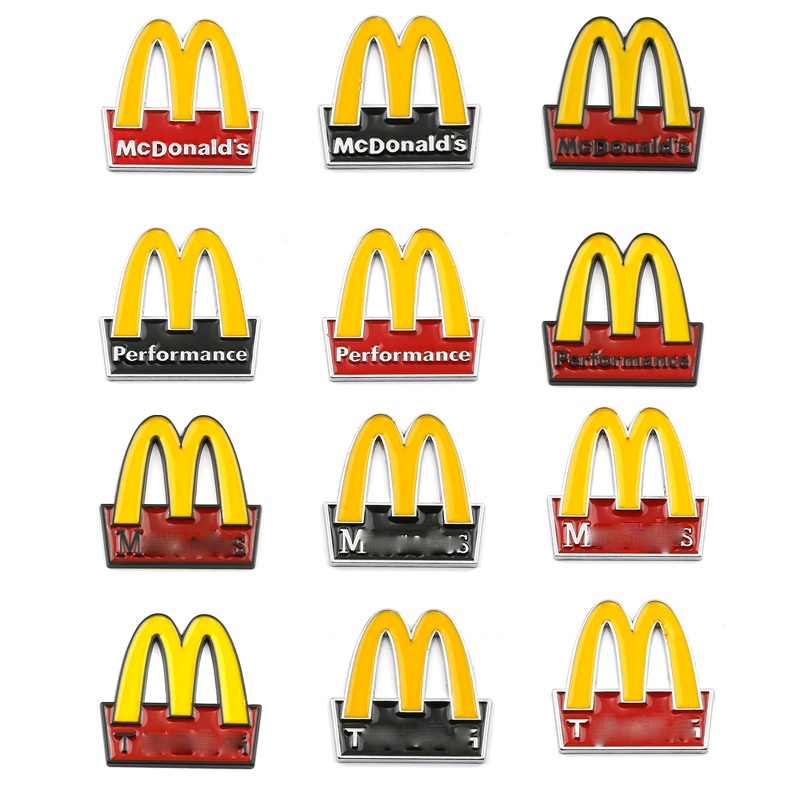 3D Metal Mercedes Benz car AMG M LOGO BMW McDonald's M logo TESLA ...