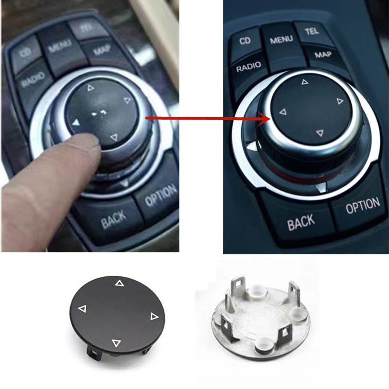 Bmw BMW Multimedia Switch Knob Mouse Cover E90 E92 E60 E64 E63 E70 E71 ...