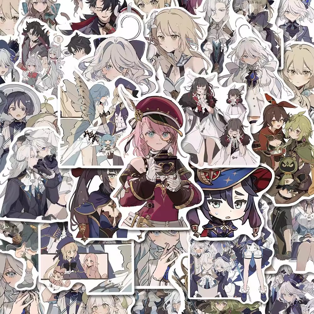 200pcs Genshin Impact Honkai Impact 3 Star Rail Blue Archive Stickers ...