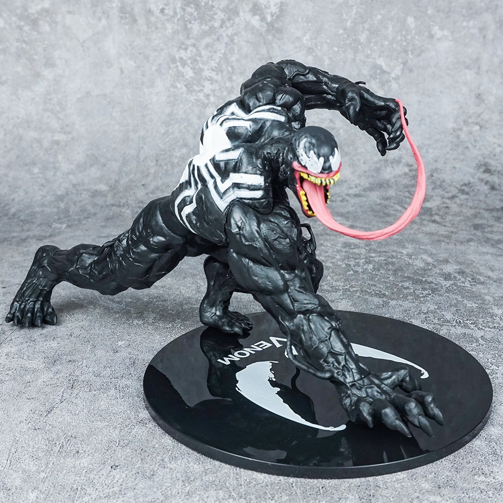 13cm Marvel Anime The Avengers Figure Spider-Man Venom Squat Posture ...