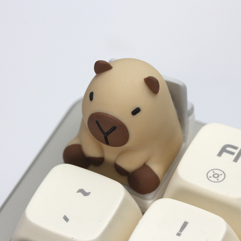 Humha artisan keycap CAPIBARA keycap Hand made Resin keycap mechanical ...