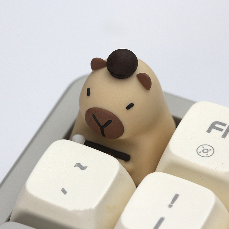 Humha artisan keycap CAPIBARA keycap Hand made Resin keycap mechanical ...