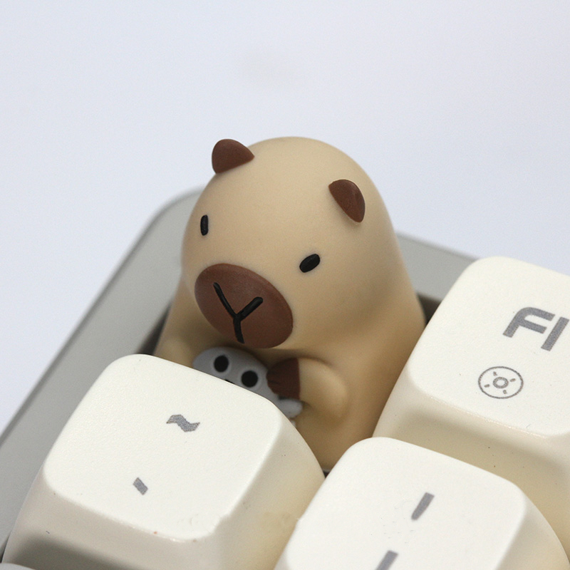 Humha artisan keycap CAPIBARA keycap Hand made Resin keycap mechanical ...