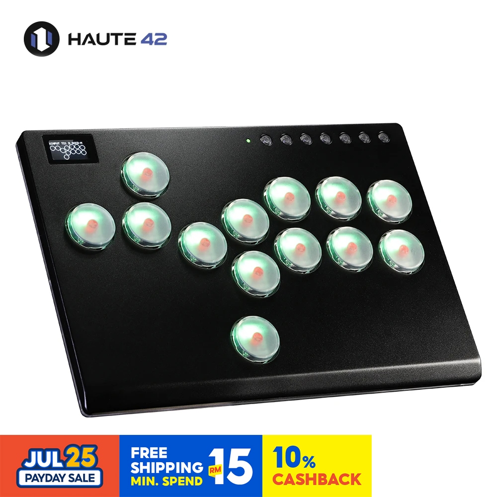 ⭐⭐⭐New Haute42 Aluminum Alloy Hitbox Controller Fighting Game Joystick ...