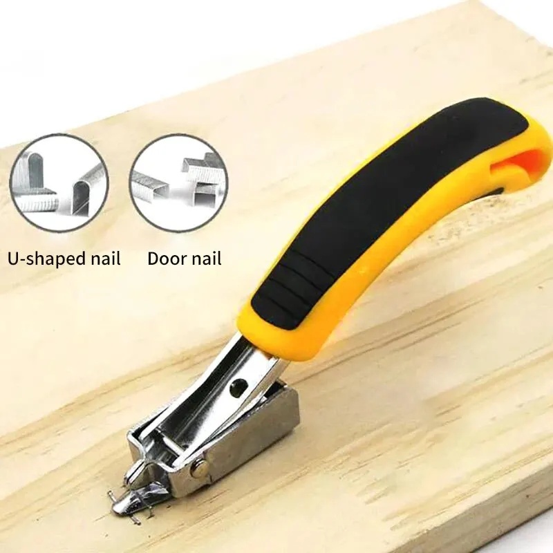 Nail Puller Staple Gun Furniture Stapler For Wood Door Crowbar ...