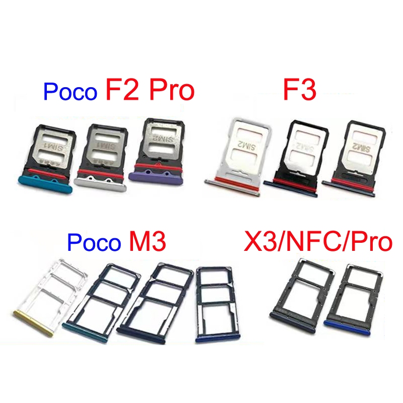 For Poco F1 F2 F3 M3 X3 NFC Pro SIM Card Tray Holder | Shopee Malaysia