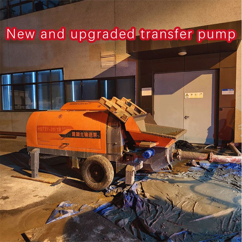 Concrete mixer fixed hopper large cement mortar drum construction site ...