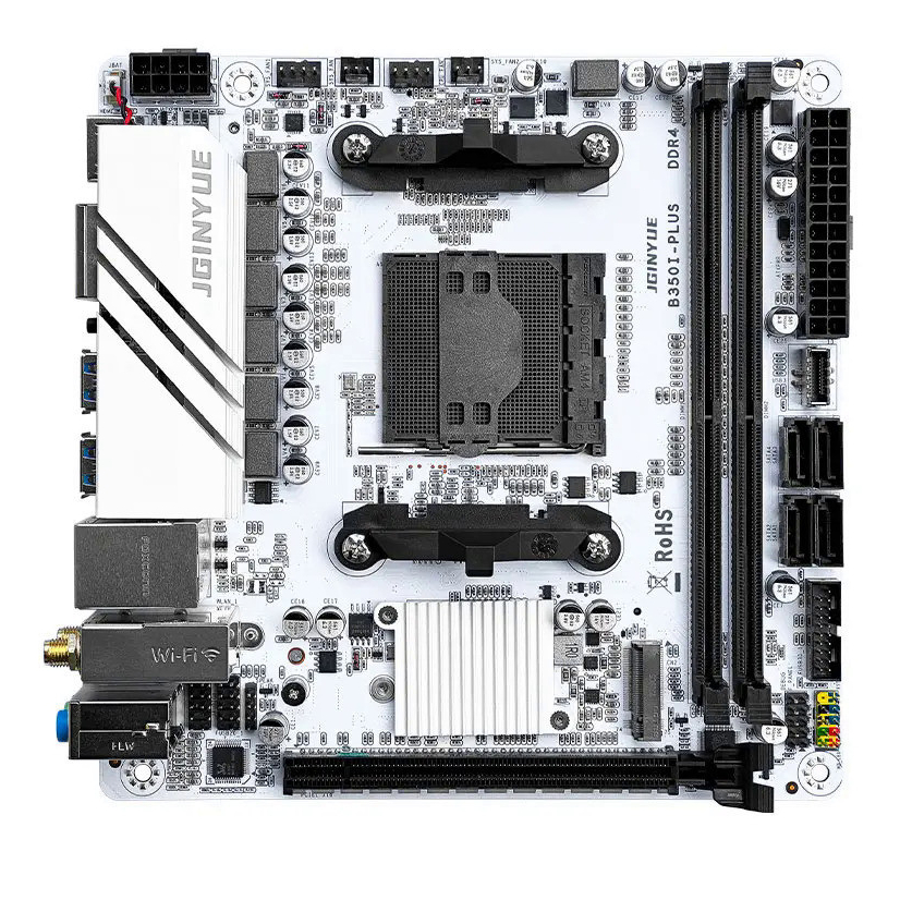 Jginyue B350M-TI 2.0 B350i-PLUS mini itx Motherboard AMD AM4 ITX ...