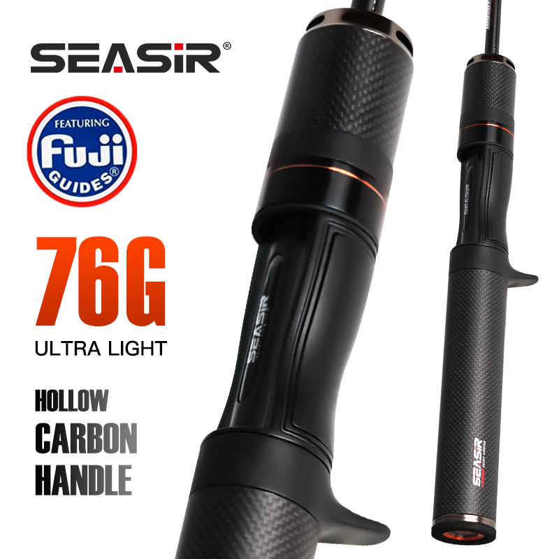 SEASIR Black Arrow Fishing Rod 4.92FT 76G Lure Weight 0.8-10g UL Carbon ...