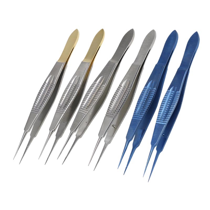 11cm Castroviejo Tying Forceps Ophthalmic Forceps with Teeth Ophthalmic ...