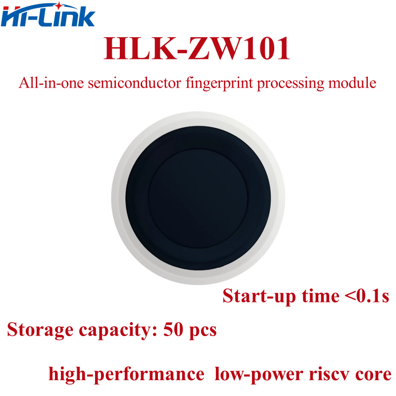 HLK-ZW101 All-in-one semiconductor fingerprint processing module high ...
